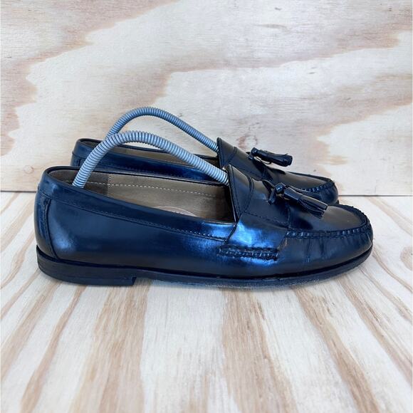 Cole Haan | Shoes | Cole Haan Pinch Tasselled Moc Toe Dress Shoes Black ...